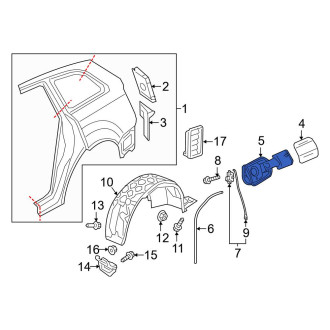 Audi Q7 Replacement Quarter Panels - CARiD.com