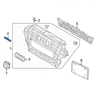 Audi Q5 Grille Frames & Moldings — CARiD.com