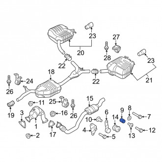 Audi Q8 OEM Exhaust Parts | Systems, Tips, Pipes — CARiD.com