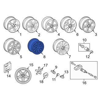 Audi Q5 OEM Wheels & Tires | Lug Nuts, TPMS Sensors — CARiD.com