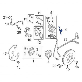 Audi OEM Brake Parts - Pads, Bleeders, Rotors, Lines | CARiD