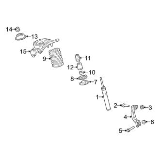 2012 Audi Q5 OEM Suspension Parts - Shocks, Struts | CARiD