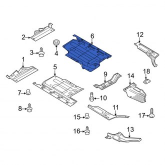 Audi Q5 Underbody Covers | Splash Shields — CARiD.com