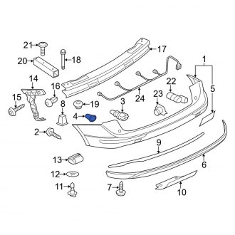 Audi OEM Bumpers | Genuine Front & Rear Bumpers — CARiD.com