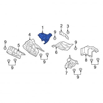 Audi Q5 Replacement Floor Pans — CARiD.com