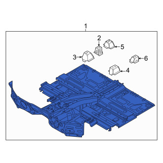 Audi Q8 e-tron Replacement Floor Pans — CARiD.com