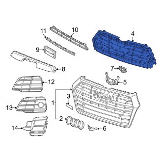 Audi Q5 Grille Brackets & Hardware — CARiD.com