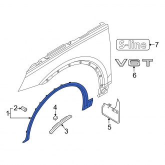 Audi Replacement Fender Moldings & Trim — CARiD.com