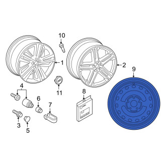 Audi Q5 OEM Wheels & Tires | Lug Nuts, TPMS Sensors — CARiD.com