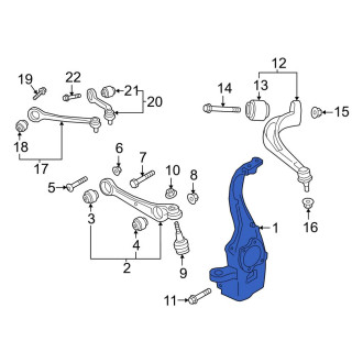 Audi Q5 Steering Knuckles, Spindles & Parts — CARiD.com