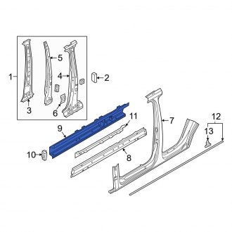Audi Replacement Rocker Panels - Full, Inner, Outer | CARiD