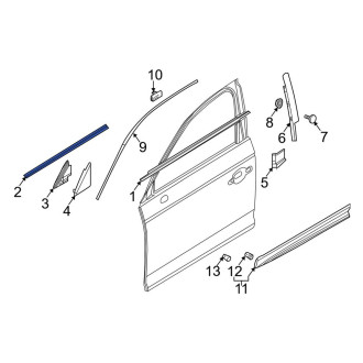 Audi Q5 Replacement Window Seals — CARID.com
