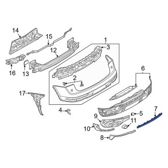 Audi Q5 Replacement Bumper Moldings & Trim — CARiD.com