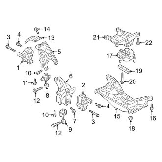 2022 Audi A4 Motor Mounts & Mounting Hardware — CARiD.com