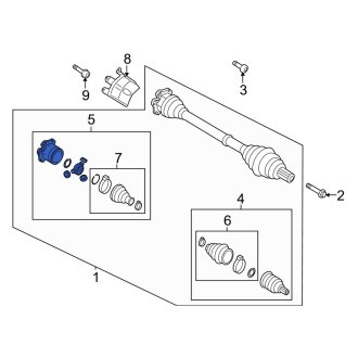 Audi OEM Driveline & Axle Parts | Hubs, CV-Joints — CARiD.com