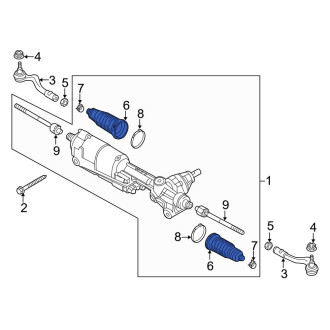 Audi A5 Steering Rack Boots & Bellows — CARiD.com