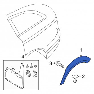 Audi Replacement Fender Moldings & Trim — CARiD.com