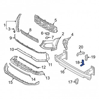 Audi Q8 OEM Bumpers | Genuine Front & Rear Bumpers — CARiD.com