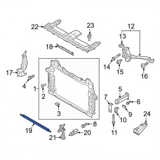 Audi Q7 Header Panel Brackets & Hardware — CARiD.com