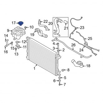 Audi S5 Replacement Coolant Tanks & Components – CARiD.com