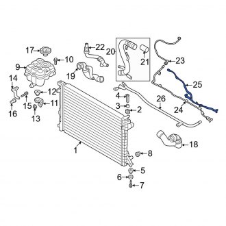 Audi Q8 Replacement Coolant Tanks & Components – CARiD.com