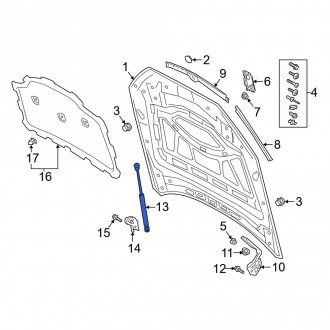 Audi Q8 Replacement Hoods | Hinges, Supports – CARiD.com