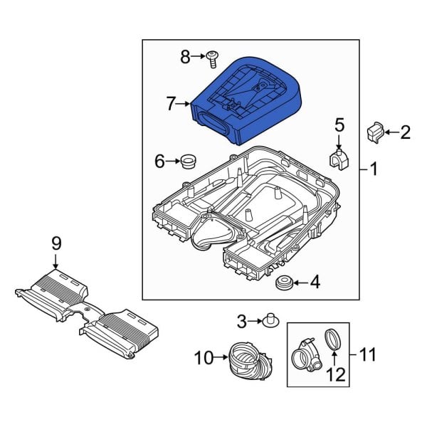 Audi OE 4M0133843G - Engine Air Filter