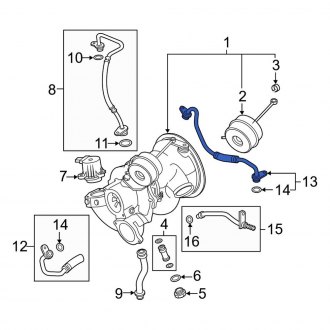 Audi Q7 Turbo & Supercharger Lines, Hoses, Fittings — CARiD.com