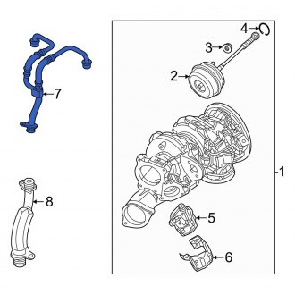 Audi Q8 Turbo & Supercharger Lines, Hoses, Fittings — CARiD.com
