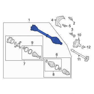 Audi Q7 OEM Driveline & Axle Parts | Hubs, CV-Joints — CARiD.com
