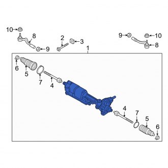 Audi Q8 Rack & Pinion Steering Systems, Parts — CARiD.com