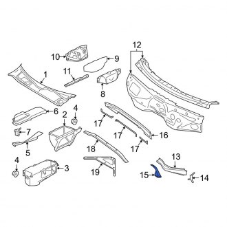 Audi Q8 Replacement Hood Hardware — CARiD.com