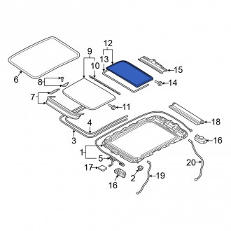 Audi Q8 Sunroofs & Components — CARiD.com