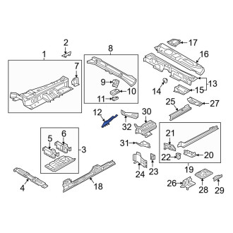 Audi Q8 Replacement Floor Pans — CARiD.com