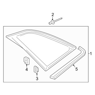 2022 Audi Q8 OEM Glass | Windshields, Door Glass — CARiD.com