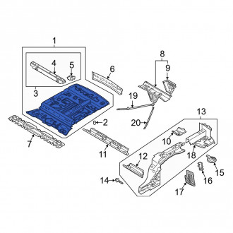 Audi Q8 Replacement Floor Pans | CARiD