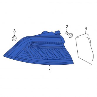 Audi Q8 OEM Tail Lights | LED, Fiber Optic — CARiD.com