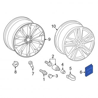 Audi S6 OEM Lug Nuts & Locks — CARiD.com