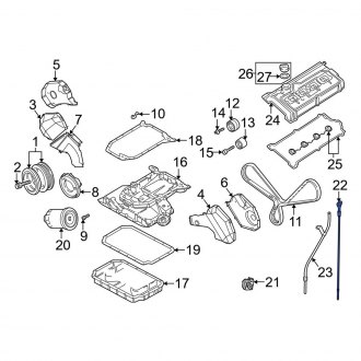 Audi OEM Engine Parts | Rebuild Kits, Pistons — CARiD.com
