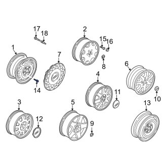 Audi A8 OEM Lug Nuts & Locks — CARiD.com