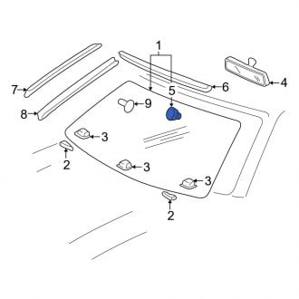 Audi S5 OEM Wiper Blade & Washer Parts | Motors, Arms — CARiD.com