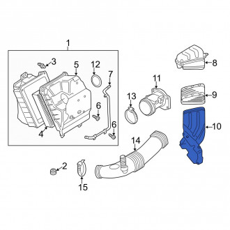 Audi A4 OEM Air Intake Parts - Filters, Manifolds | CARiD