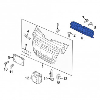 Audi A4 Grille Brackets & Hardware — CARiD.com