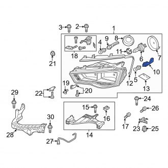 Audi A4 OEM Headlights | Projector, LED, HID, Halo — CARiD.com