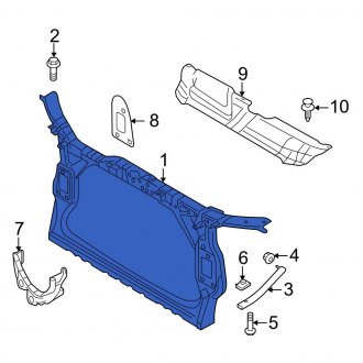 Audi A5 Radiator Supports — CARiD.com