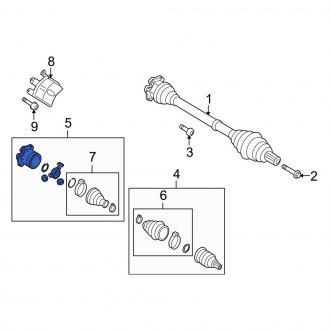 Audi A7 OEM Driveline & Axle Parts | Hubs, CV-Joints — CARiD.com