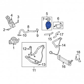 Audi Q5 Power Steering Reservoirs | Caps, Seals — CARiD.com