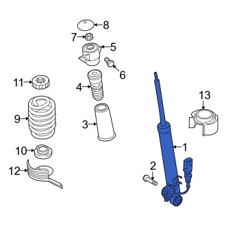 Audi A5 OEM Suspension Parts | Shocks, Struts — CARiD.com