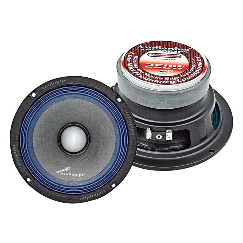 Audiopipe® APMB-620PM - APMB Series 6" 250W 4 Ohm Midrange Speaker