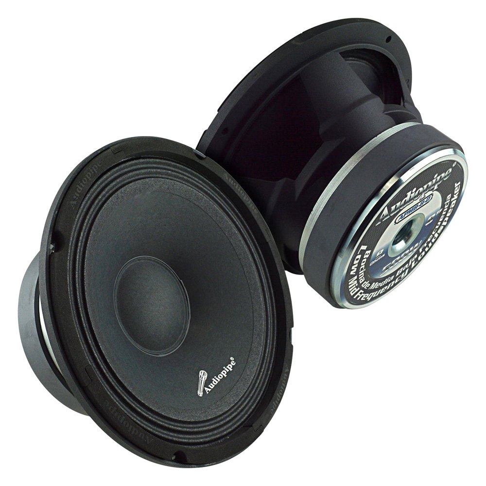 Audiopipe® APMB-8-D - APMB Series 8" 500W 8 Ohm Midbass Speaker